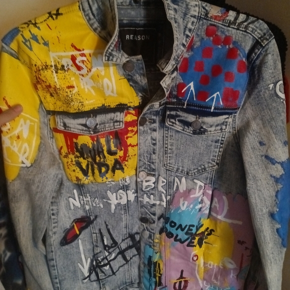 Reason | Jackets & Coats | Reason Brand Denim Jacket | Poshmark